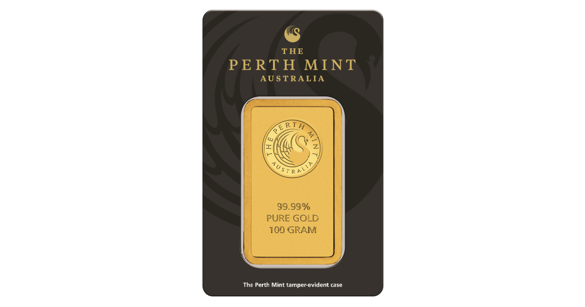 100 GRAM GOLD BAR PERTH