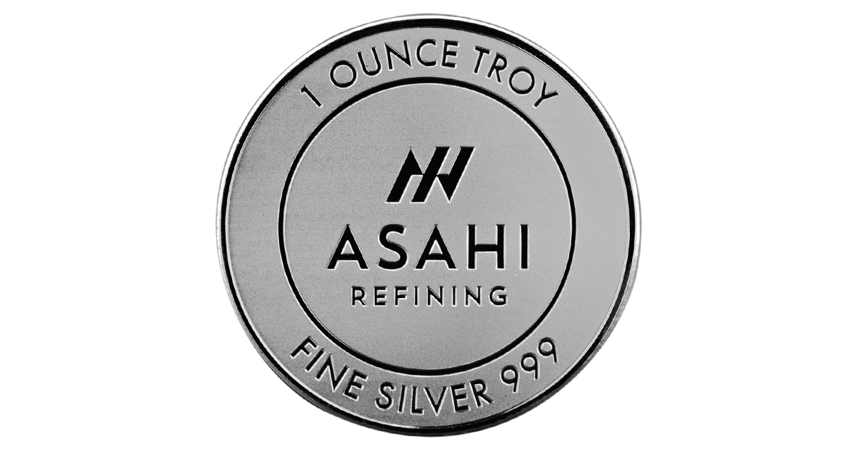 1 OZ SILVER ROUND ASAHI